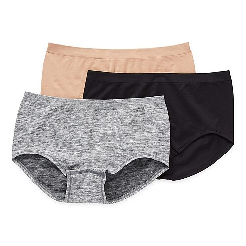 Click here for Arizona Body 3-pc. Seamless Multi-Pack Boyshort Pa... prices