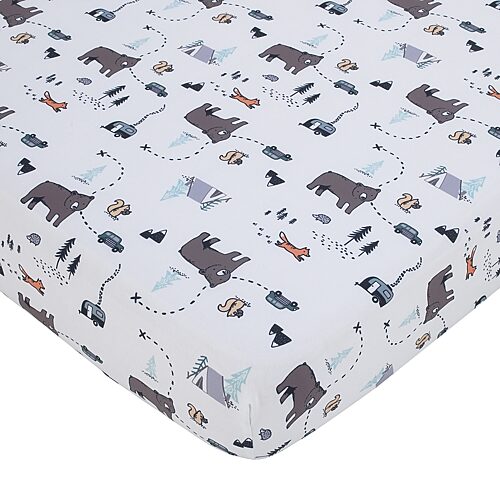 Click here for Carters(R) Woodland Friends Fitted Crib Sheet prices