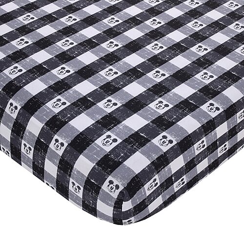 Click here for Disney Mickey Mouse Plaid Fitted Crib Sheet prices