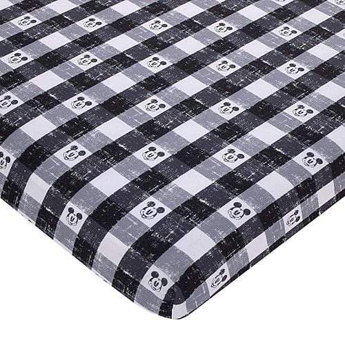Click here for Disney Mickey Mouse Plaid Mini Fitted Crib Sheet prices