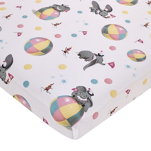Click here for Disney Baby Vintage Dumbo Mini Fitted Crib Sheet prices