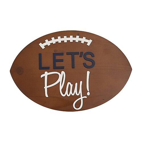 Click here for Little Love by NoJo Wood Football Wall Decor prices