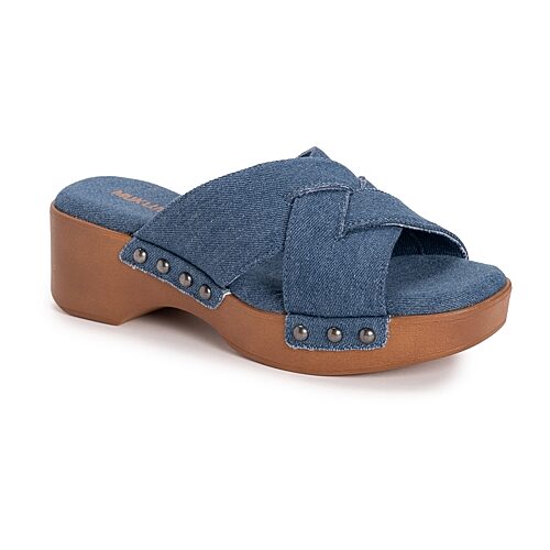 Click here for Muk Luks Womens Cadence Sandal - Denim prices