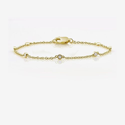 Click here for 10K Gold 7 1/2 Inch Solid Link Bracelet  One Size... prices