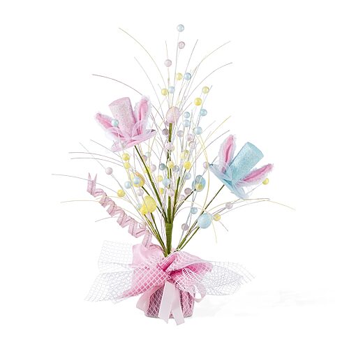 Click here for Glitzhome 21 Glitter Egg And Top Hat Easter Tablet... prices