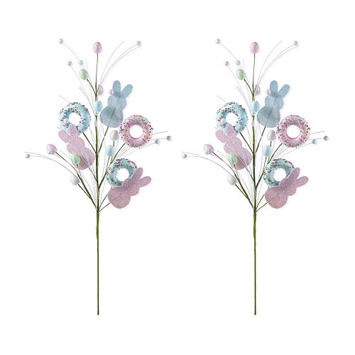 Click here for Glitzhome Glitter Egg  Bunny And Donuts Picks Pick... prices