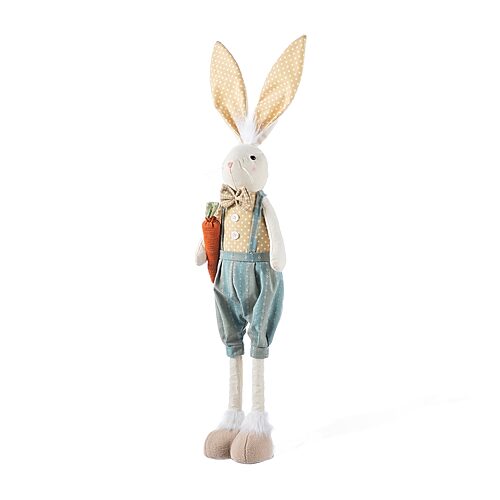 Click here for Glitzhome 33 Fabric Boy Bunny Easter Tabletop Deco... prices