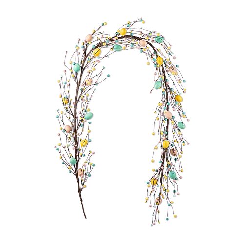 Click here for Glitzhome 72 Egg And Berries Easter Garland  One S... prices