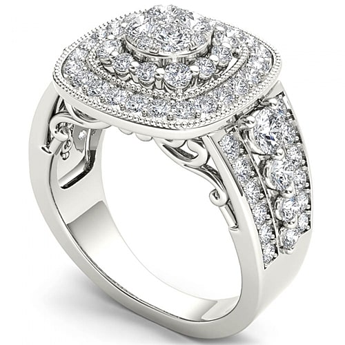 Click here for Womens 1 1/2 CT. T.W. Natural White Diamond 14K Go... prices