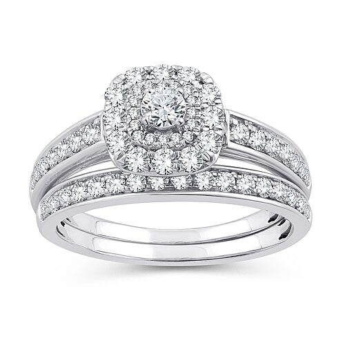 Click here for Womens 1 CT. T.W. Natural White Diamond 10K Gold C... prices