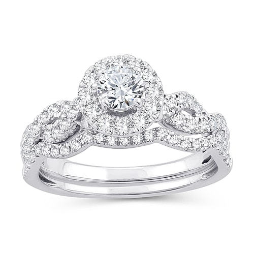 Click here for Womens 1 CT. T.W. Natural White Diamond 10K Gold R... prices