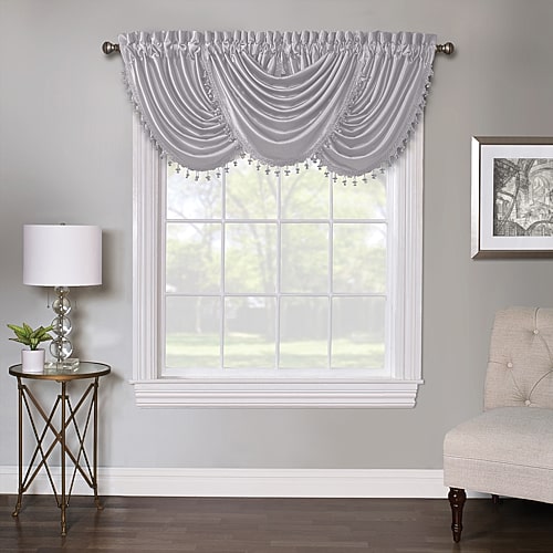 Click here for Regal Home Regency Rod Pocket Waterfall Valance  O... prices