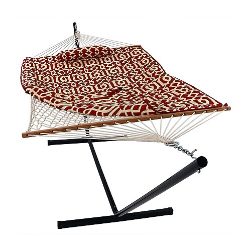 Click here for Cotton Rope Freestanding Hammock with Spreader Bar... prices