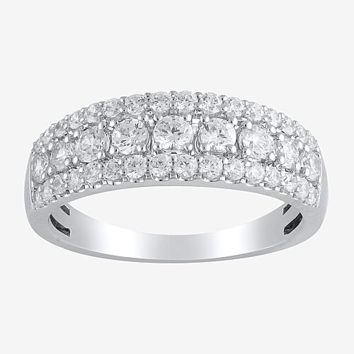 Click here for 1 CT.T.W. Natural Diamond 14K Gold Anniversary Ban... prices