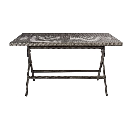 Click here for Akita Outdoor Folding Table  One Size  Brown prices