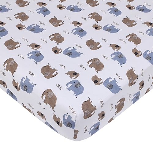 Click here for Carters(R) Blue Elephant Super Soft Fitted Crib Sh... prices