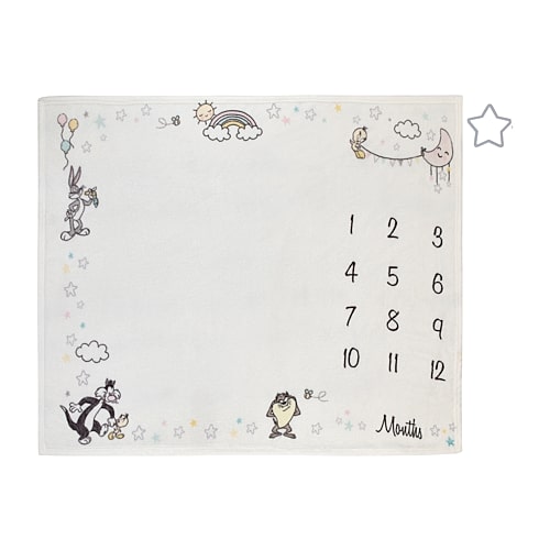 Click here for Warner Bros. Looney Tunes Milestone Baby Blanket prices