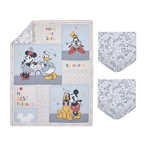 Click here for Disney 3pc. Mickey & Friends Mini Crib Bedding Set prices
