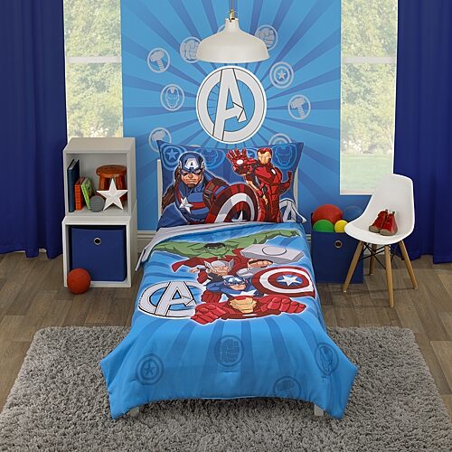 Click here for 4-pc. Avengers Toddler Bedding Set  One Size  Blue prices