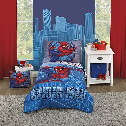 Click here for Spiderman 4-pc. Spiderman Toddler Bedding Set  One... prices