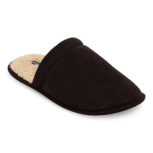 Dockers Mens Slip-On Slippers  Large  Black
