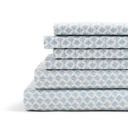 Click here for Home Expressions Cool And Crisp 6pc Cotton Percale... prices