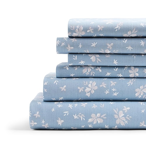 Click here for Home Expressions Cool And Crisp 6pc Cotton Percale... prices
