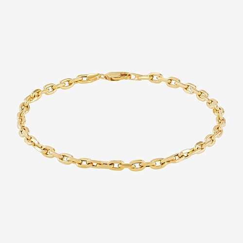 Click here for Womens 14K Gold 8 1/2 Inch Semisolid Rolo Chain Br... prices