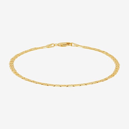 Click here for Womens 14K Gold 8 1/2 Inch Solid Mariner Chain Bra... prices
