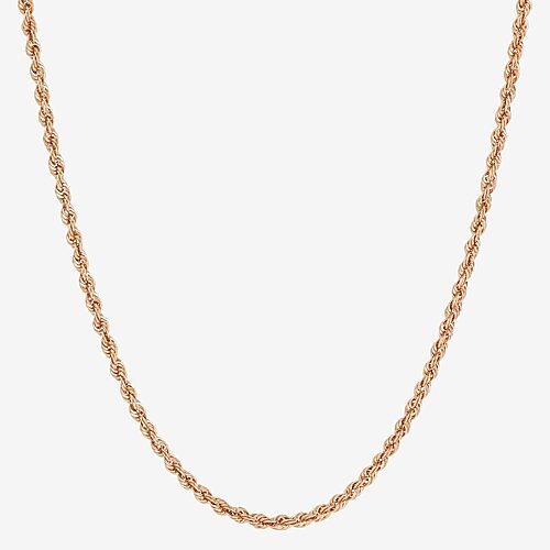 Click here for Womens 10K Gold 22 Inch Rope Chain Necklace  One S... prices