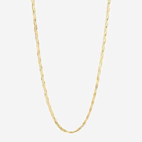 Click here for Womens 10K Gold 18 Inch Herringbone Chain Necklace... prices