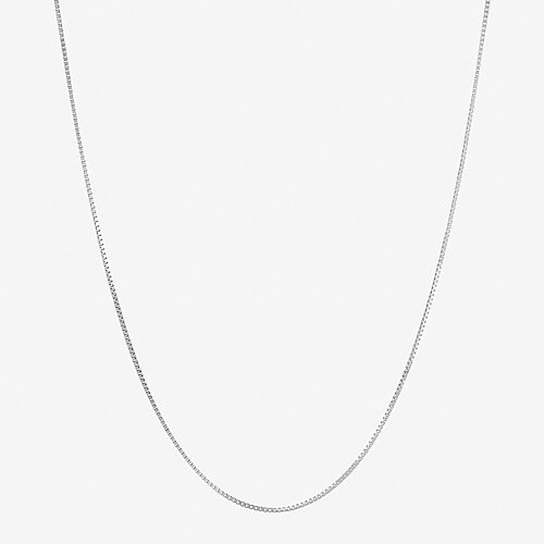 Click here for Womens 14K Gold 20 Inch Box Chain Necklace  One Si... prices