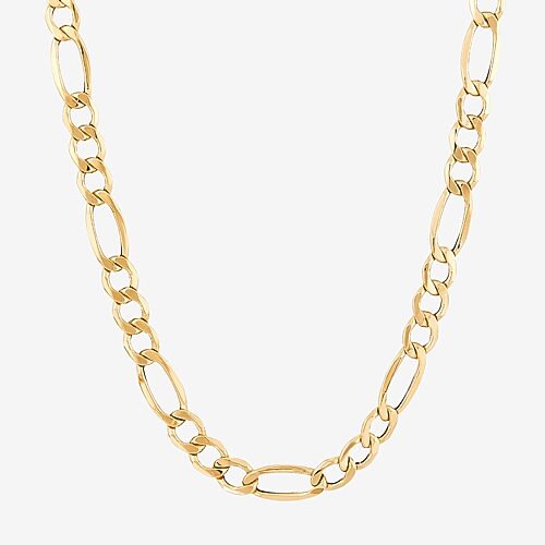 Click here for Mens 14K Gold 22 Inch Figaro Chain Necklace  One S... prices