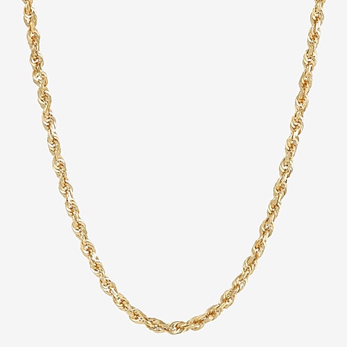 Click here for Unisex Adult 14K Gold 20 Inch Rope Chain Necklace... prices