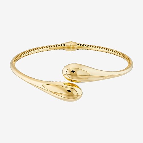 Click here for Womens 14K Gold Cuff Bracelet  One Size  Yellow prices