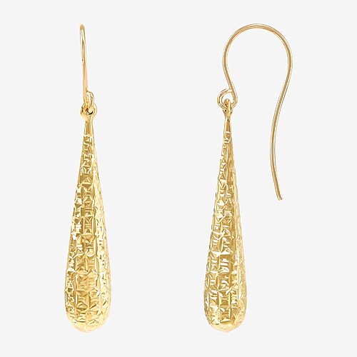 Click here for Womens 10K Gold Drop Earrings  One Size  Yellow prices