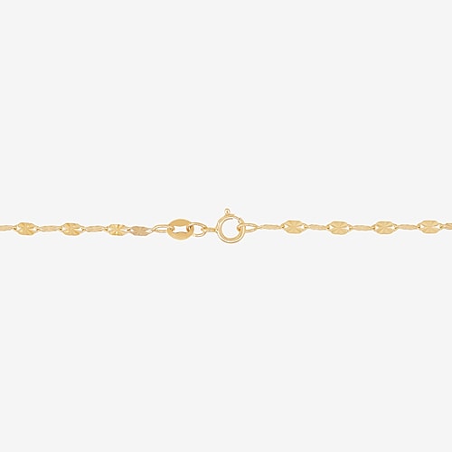 Click here for Womens 14K Gold 10 Inch Solid Fashion Ankle Bracel... prices