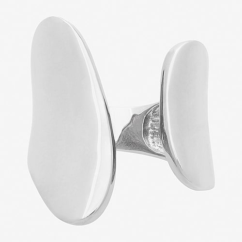 Click here for Womens 26MM Sterling Silver Band  7  White prices