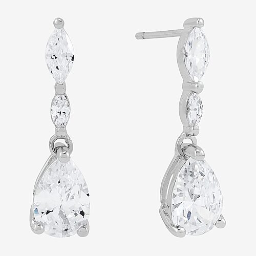 Click here for Womens White Cubic Zirconia Sterling Silver 2-pc.... prices