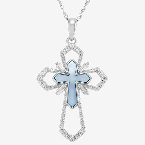Click here for Cross Womens White Cubic Zirconia Sterling Silver... prices