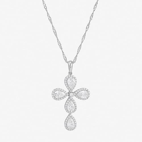 Click here for Cross Womens White Cubic Zirconia Sterling Silver... prices