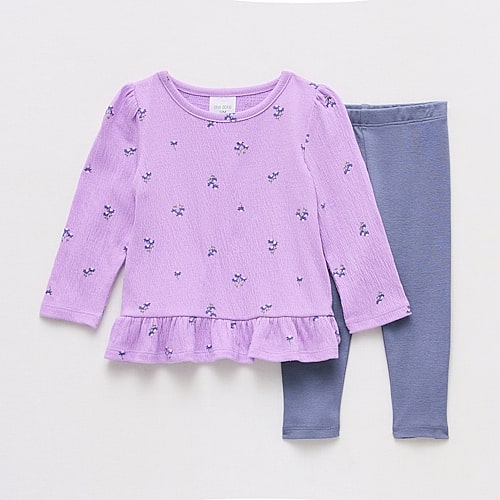 Click here for Okie Dokie Baby Girls 2-pc. Legging Set  6 Months... prices