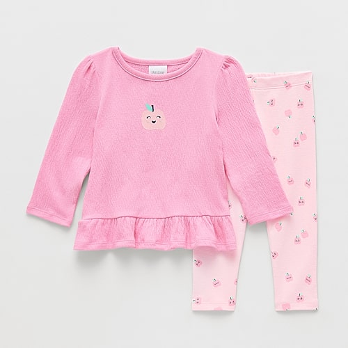Click here for Okie Dokie Baby Girls 2-pc. Legging Set  6 Months... prices