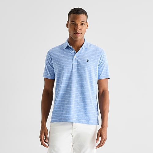 Click here for U.S. Polo Assn. Stripe Jacquard Mens Classic Fit S... prices