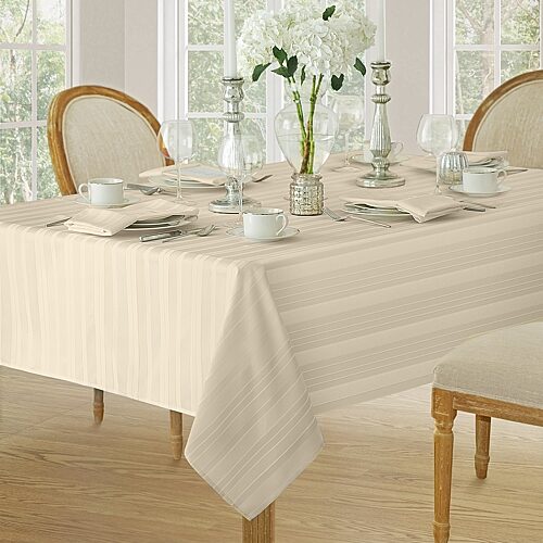 Click here for Elrene Denley Stripe Jacquard Round Tablecloth  70... prices
