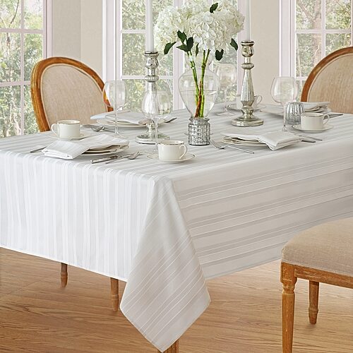 Threadmade Denley Stripe Tablecloth