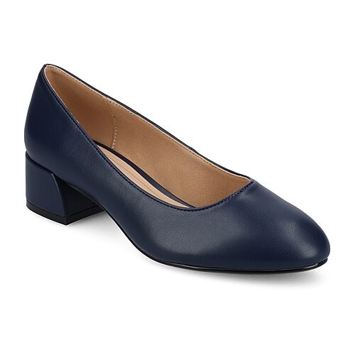 Click here for Journee Collection Womens Saarii Round Toe Block H... prices