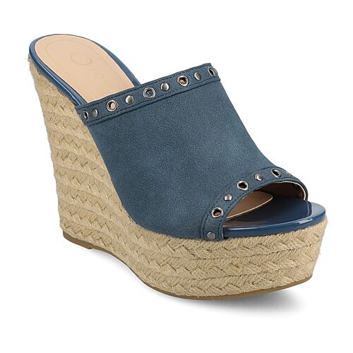 Click here for Journee Collection Womens Yari Wedge Sandals  9 Me... prices