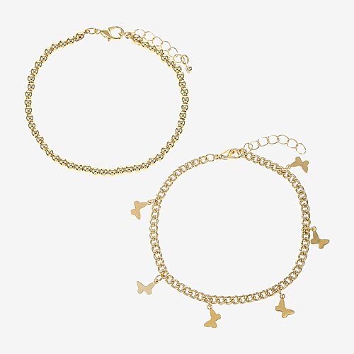 Click here for Sparkle Allure Womens 2-pc. 14K Gold Over Brass Br... prices