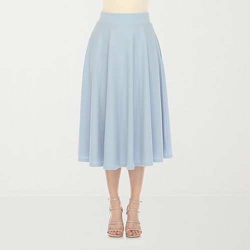 Click here for Womens White Mark Flared Midi Skirt with Pockets prices
